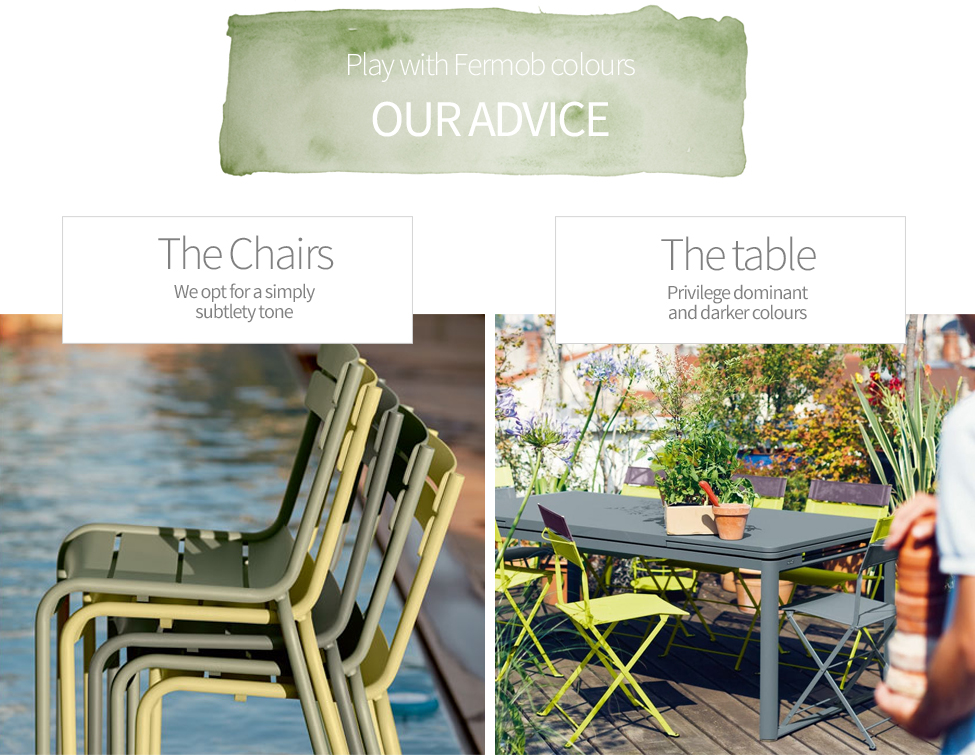 Fermob : How to play with colours | Made in Design Magazine